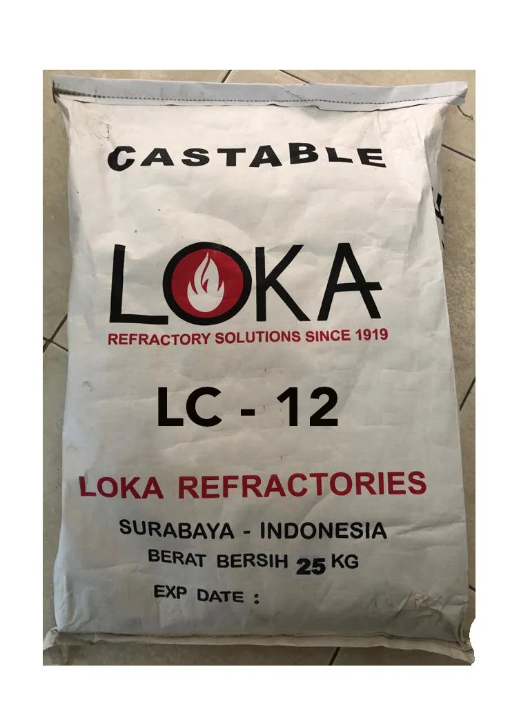 Semen Tahan Api Dense Castable | Unformed Refractory | Loka Refractories